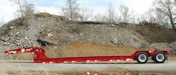 35-ton close-coupled lowbed trailer - Pro Contractor Rentals