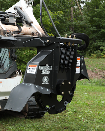High- or low-flow stump cutter - Pro Contractor Rentals
