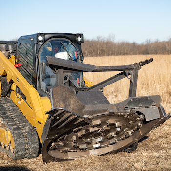 High-flow forestry disk mulcher - Pro Contractor Rentals