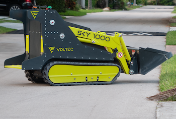 Electric mini skid steer loader - Pro Contractor Rentals