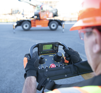 Remote telehandler boom control - Pro Contractor Rentals