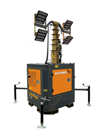 High-efficiency light tower - Pro Contractor Rentals