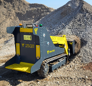 Battery-powered mini track loader - Pro Contractor Rentals