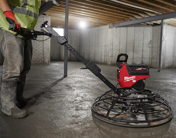 Battery-powered trowel - Pro Contractor Rentals