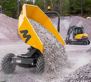 Swivel site dumper - Pro Contractor Rentals