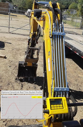 Excavator depth monitor - Pro Contractor Rentals