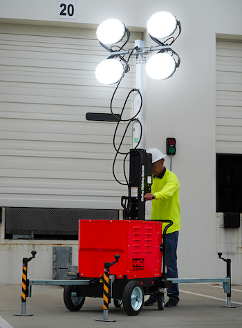 Battery-powered light carts - Pro Contractor Rentals