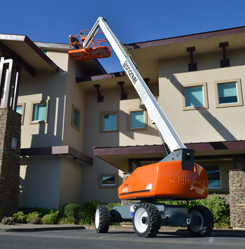 Compact rough-terrain telehandler - Pro Contractor Rentals