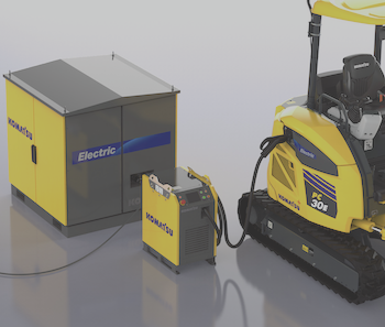 Electric machines coming from Komatsu - Pro Contractor Rentals
